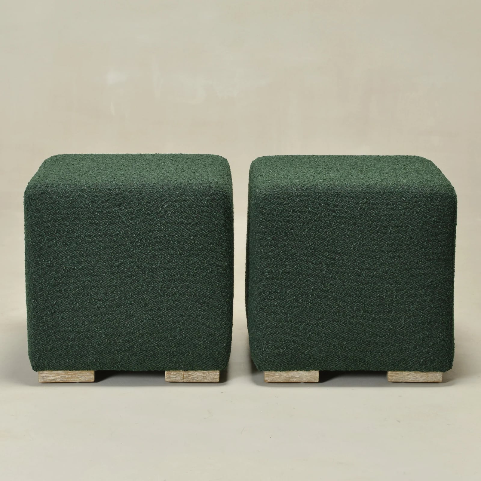 Ida Bouclé Square Ottoman | Lovely Fish Furniture